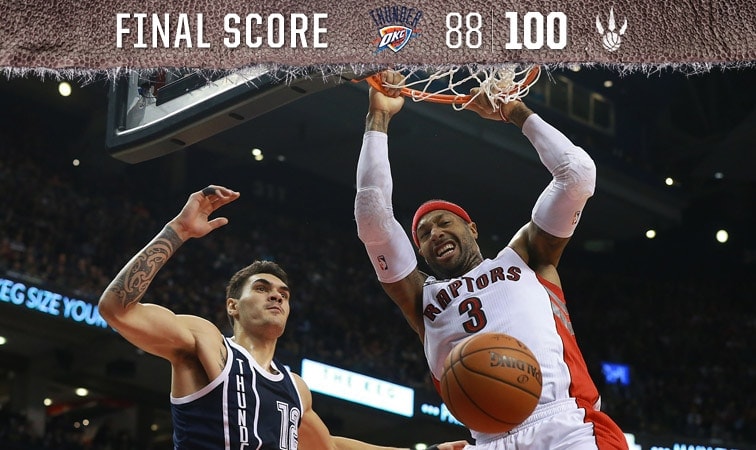 Game Rap: Raptors 100 Thunder 88 | Toronto Raptors