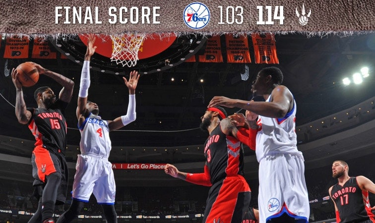Game Rap: Raptors 114 Sixers 103 | NBA.com