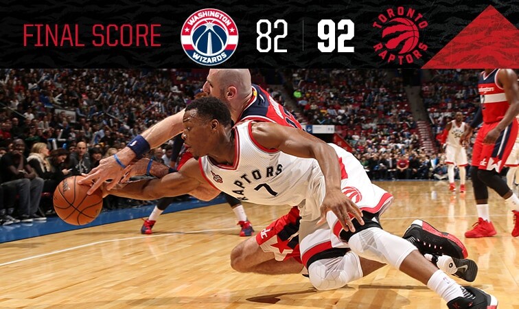 Game Rap: Raptors 92, Wizards 82 | Toronto Raptors