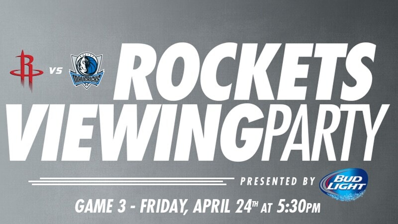 Rockets Viewing Party - April 24, 2015 | Houston Rockets