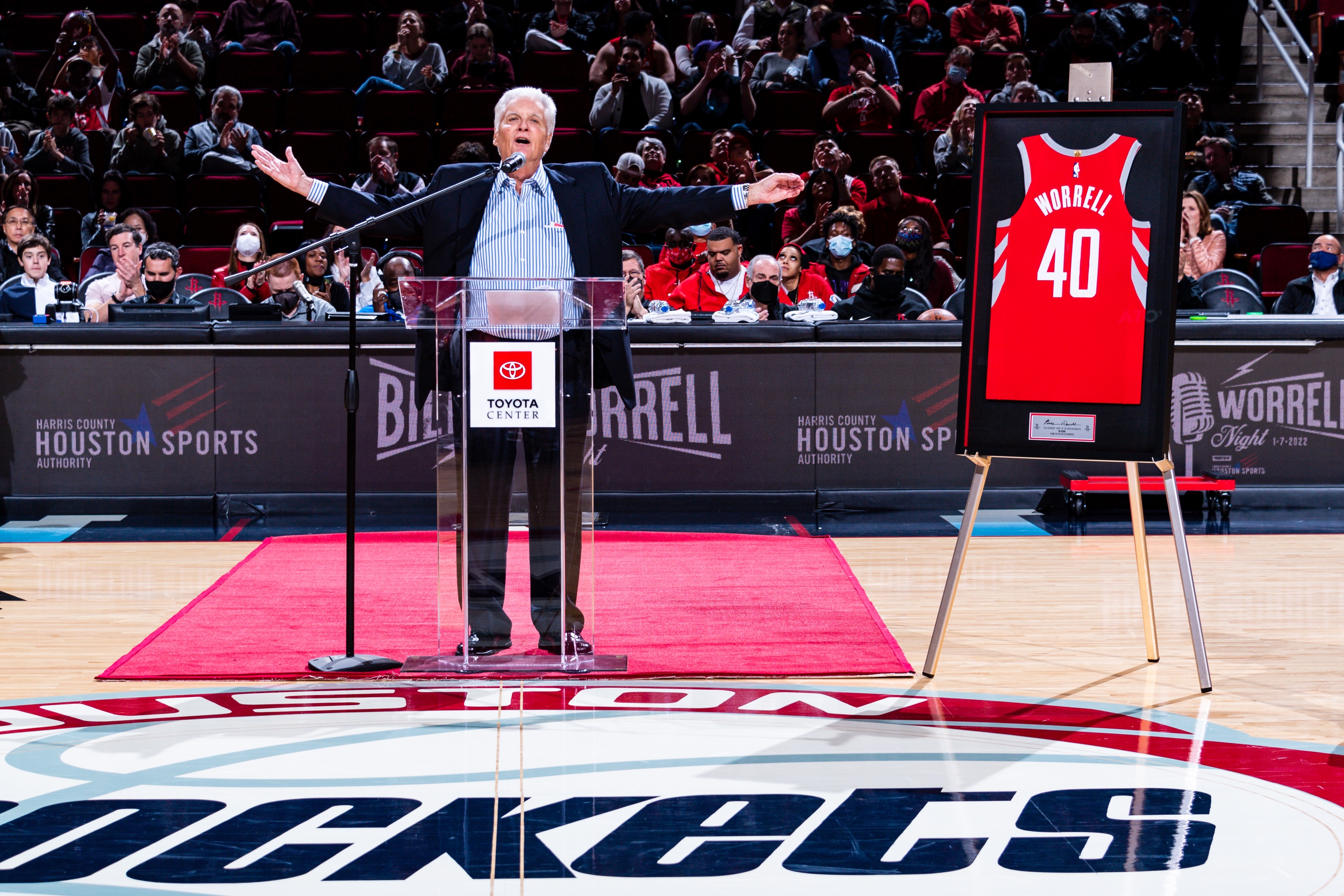 Bill Worrell Night | Houston Rockets