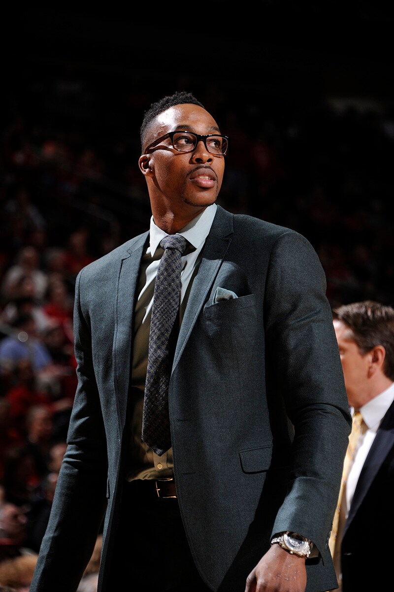 Dwight Howard's Sideline Fashion | Houston Rockets