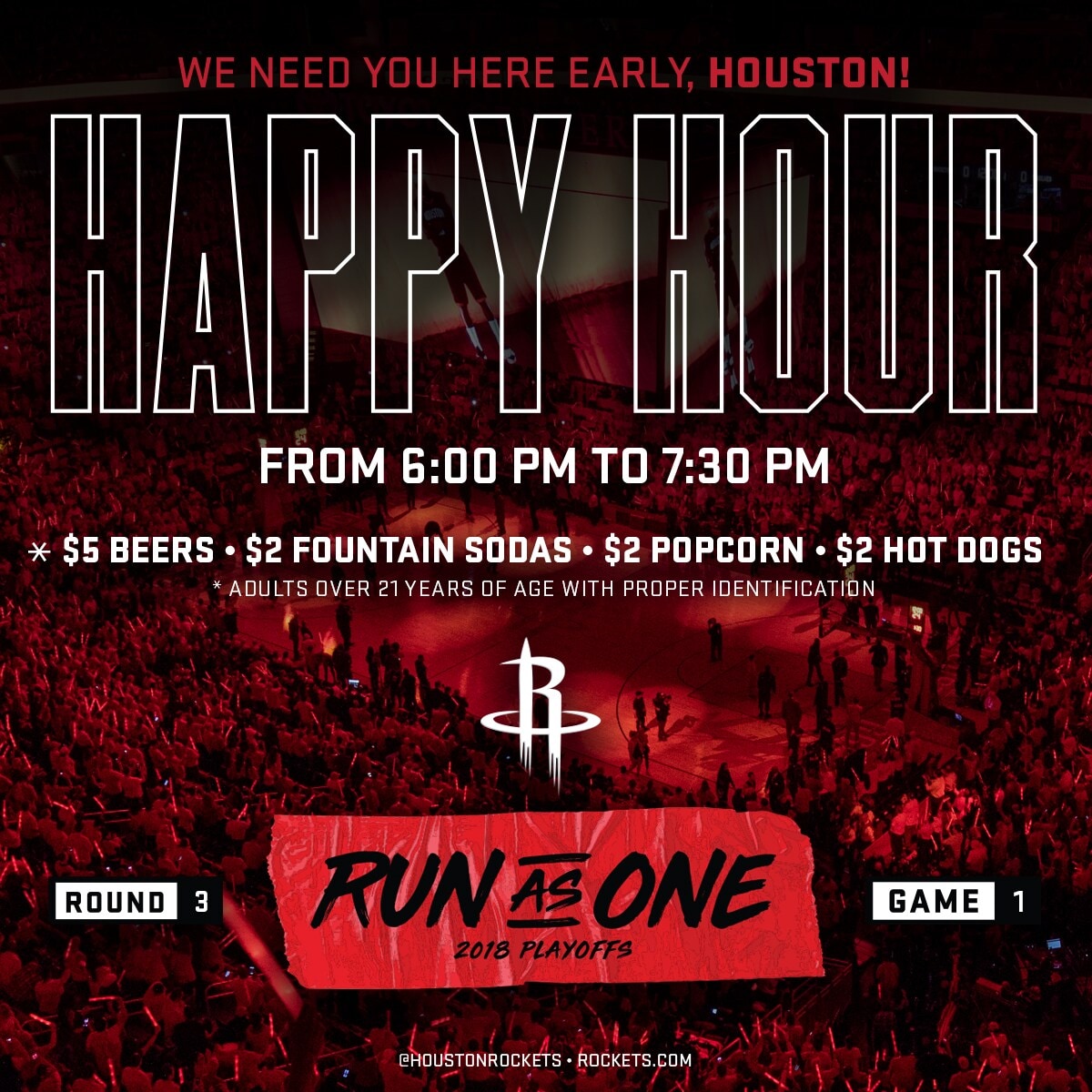 Happy Hour is Back for Western Conference Finals Game 1 | Houston Rockets