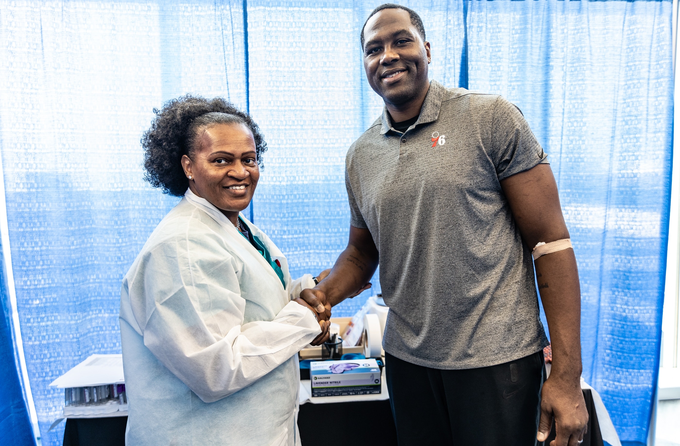 Team, NBPA Host Alumni Health Screenings | Philadelphia Sixers