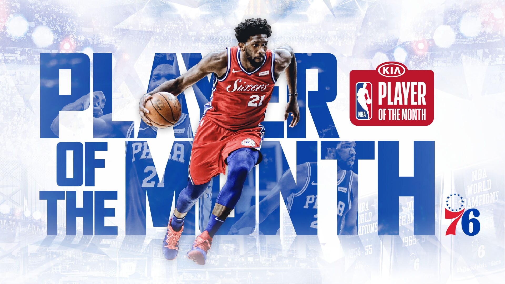 Embiid Named KIA Eastern Conference Player of the Month | NBA.com