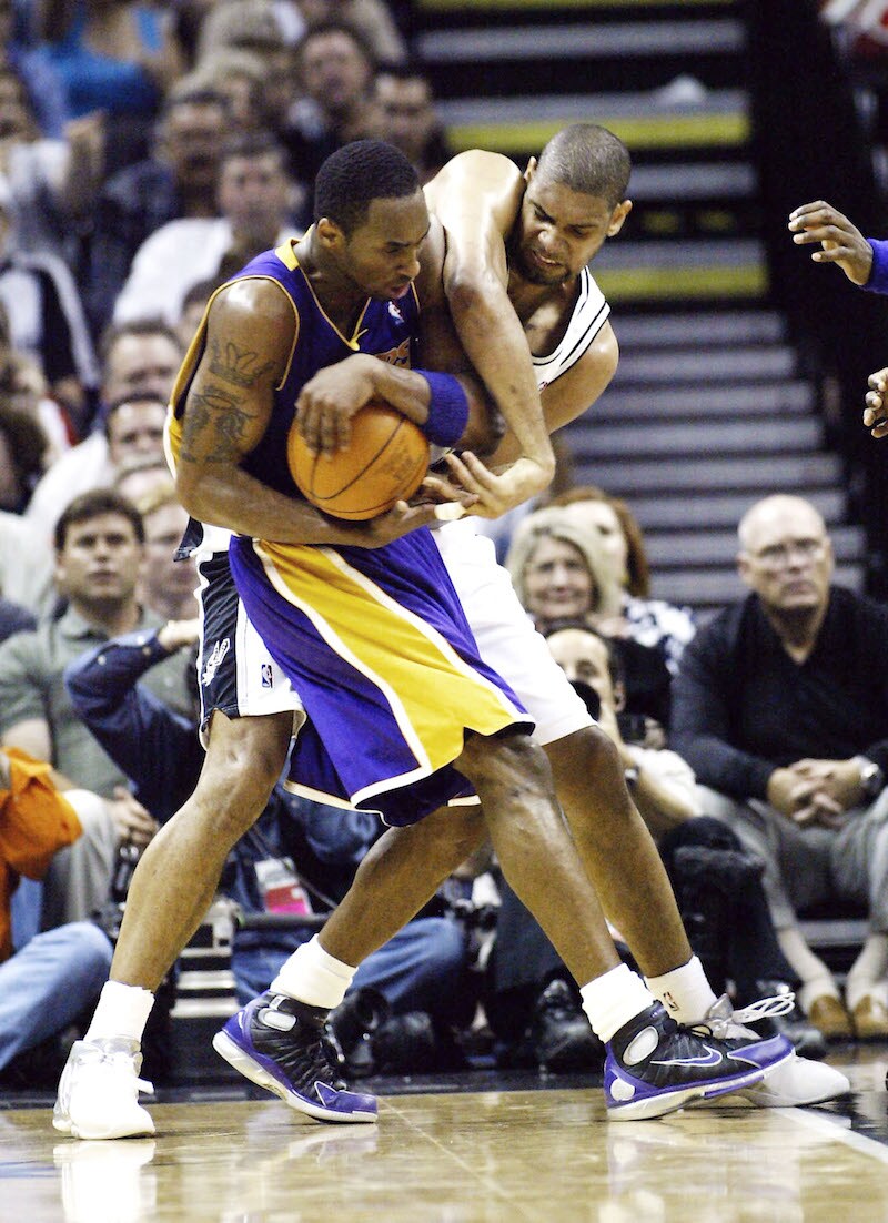 Kobe Bryant and Tim Duncan | San Antonio Spurs