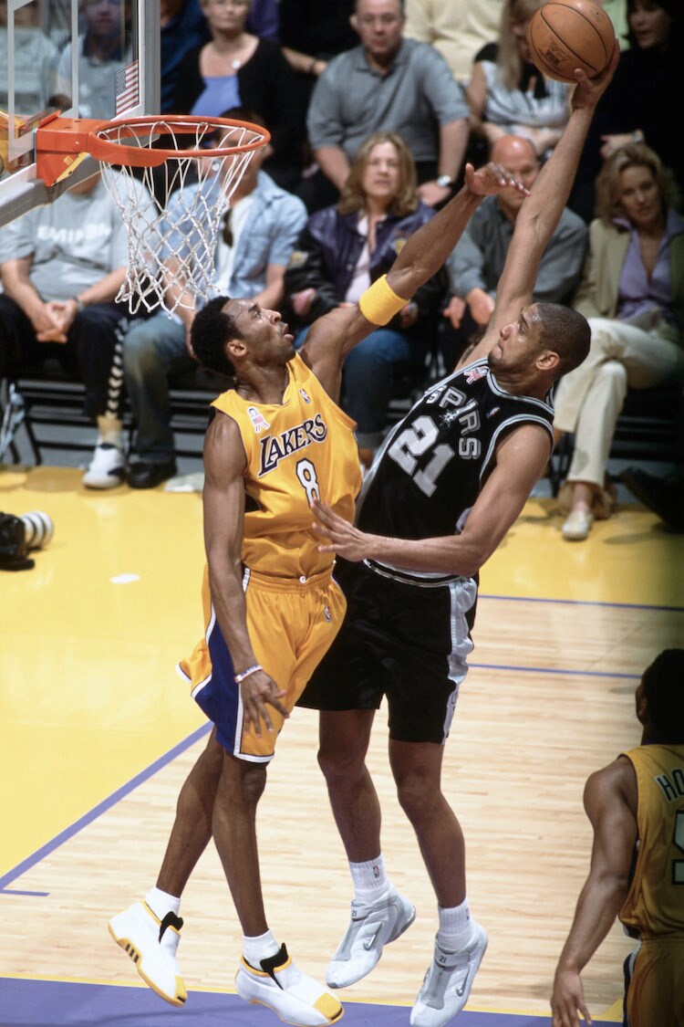 Kobe Bryant and Tim Duncan | San Antonio Spurs