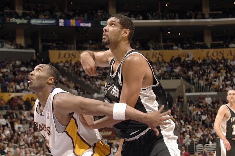 Kobe Bryant and Tim Duncan | San Antonio Spurs