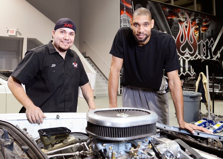Tim Duncan Opens BlackJack Speed Shop | San Antonio Spurs