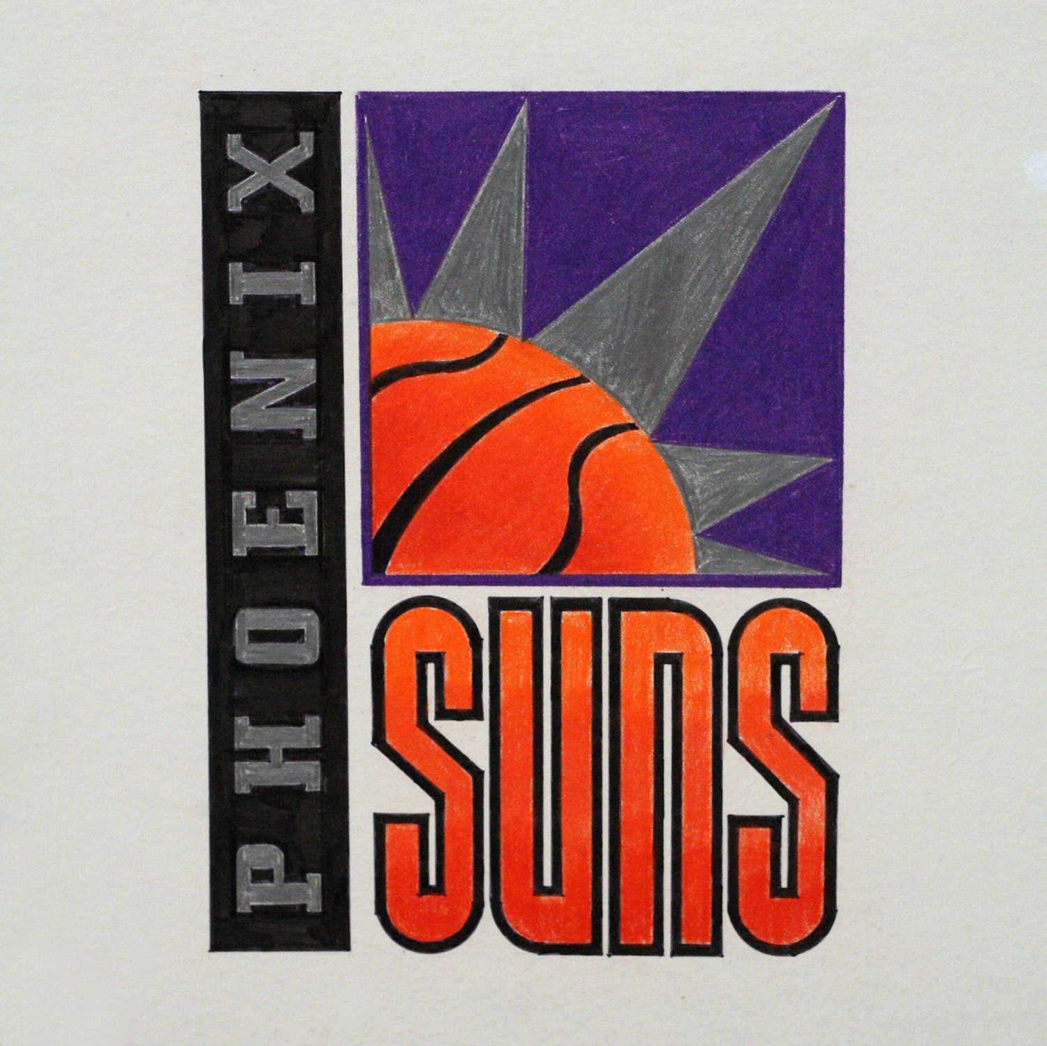 1992-93 Phoenix Suns Logo Mock-ups | Phoenix Suns