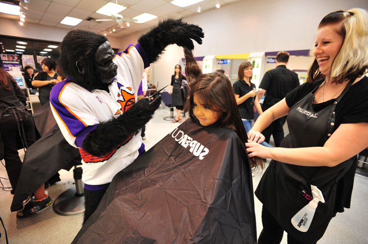 Suns, Supercuts Provide Free Haircuts | Phoenix Suns