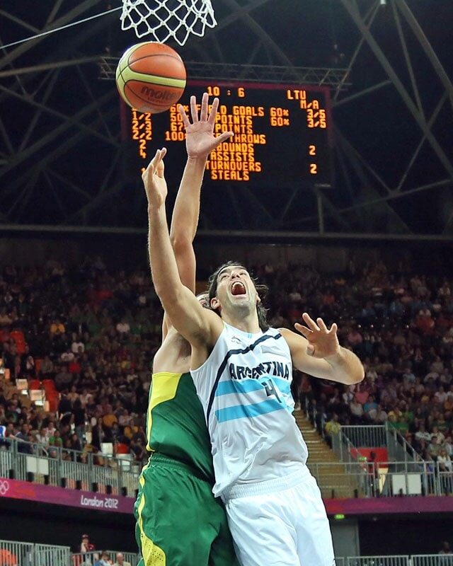 Luis Scola at the Olympic Games in London Photo Gallery | NBA.com