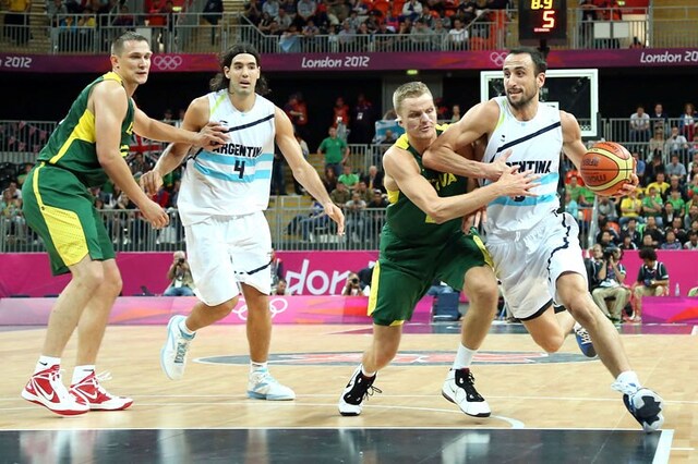 Luis Scola at the Olympic Games in London Photo Gallery | NBA.com