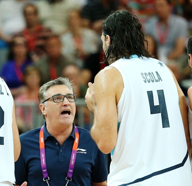Luis Scola at the Olympic Games in London Photo Gallery | NBA.com