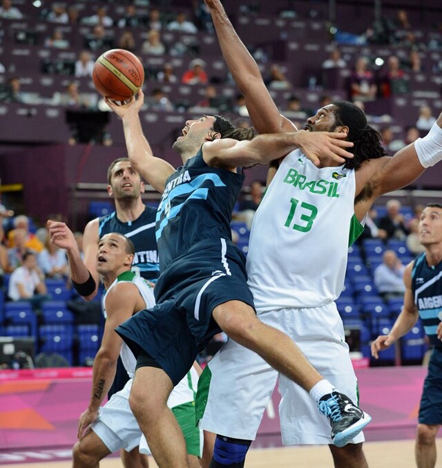 Luis Scola at the Olympic Games in London Photo Gallery | NBA.com