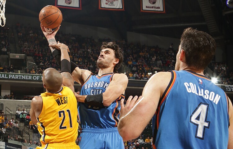 Thunder at Pacers: April 12, 2015 Photo Gallery | NBA.com