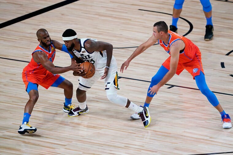 Restart Photos: Thunder vs. Jazz - 8/1 Photo Gallery | NBA.com