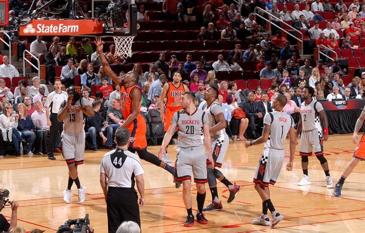 Thunder at Rockets - April 3, 2016 Photo Gallery | NBA.com