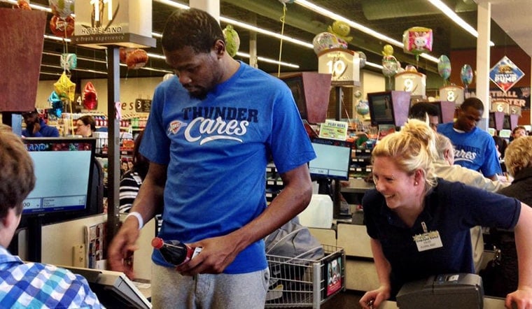 Thunder Random Acts of Kindness Spreads Cheer | Oklahoma City Thunder