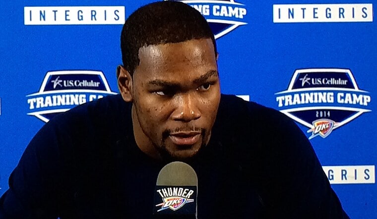 Durant Confident, Eager to See His Teammates Persevere | Oklahoma City ...