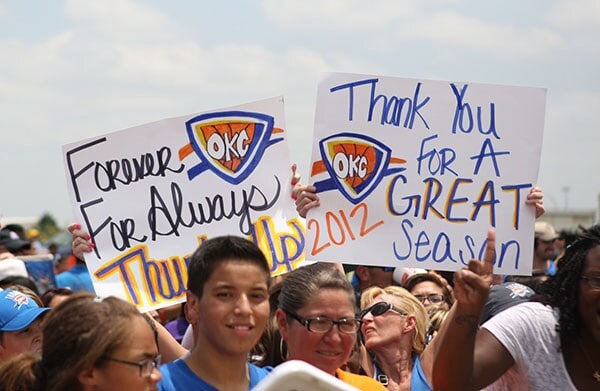 Welcome Home, Thunder | Oklahoma City Thunder