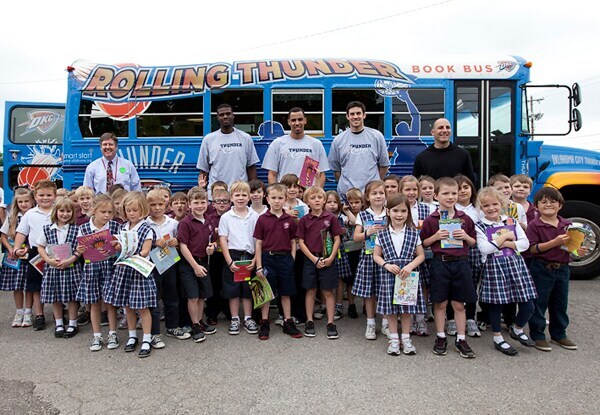 Players Stress Importance of Reading in Community Photo Gallery | NBA.com
