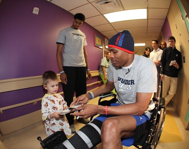 OU Children's Hospital Visit | Oklahoma City Thunder