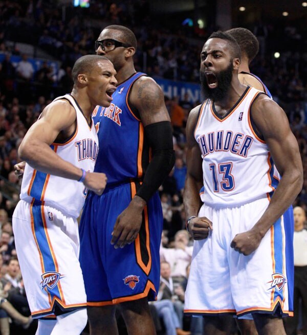 Thunder vs. Knicks - 1/14/2012 Photo Gallery | NBA.com
