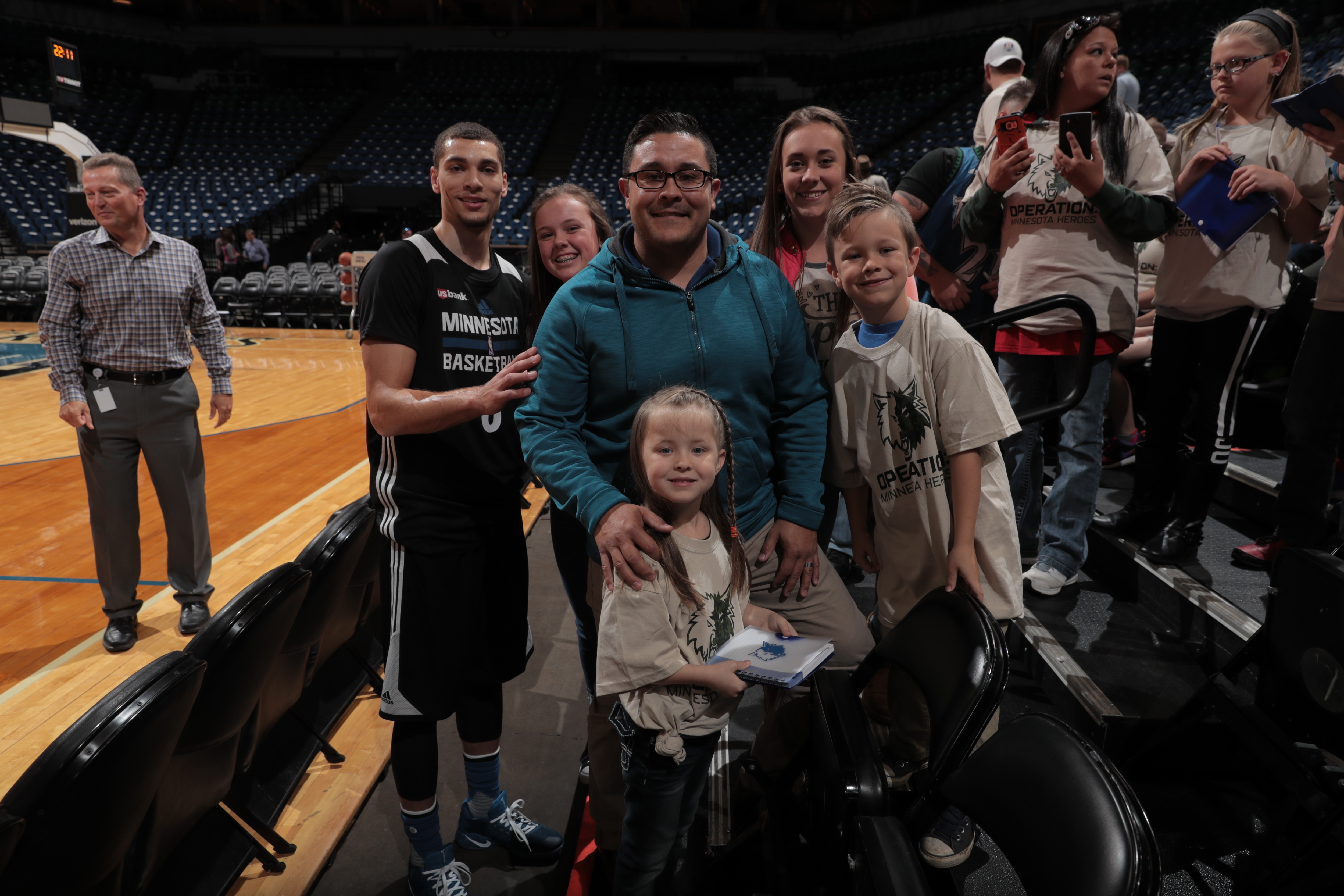 Military Open Practice | Minnesota Timberwolves