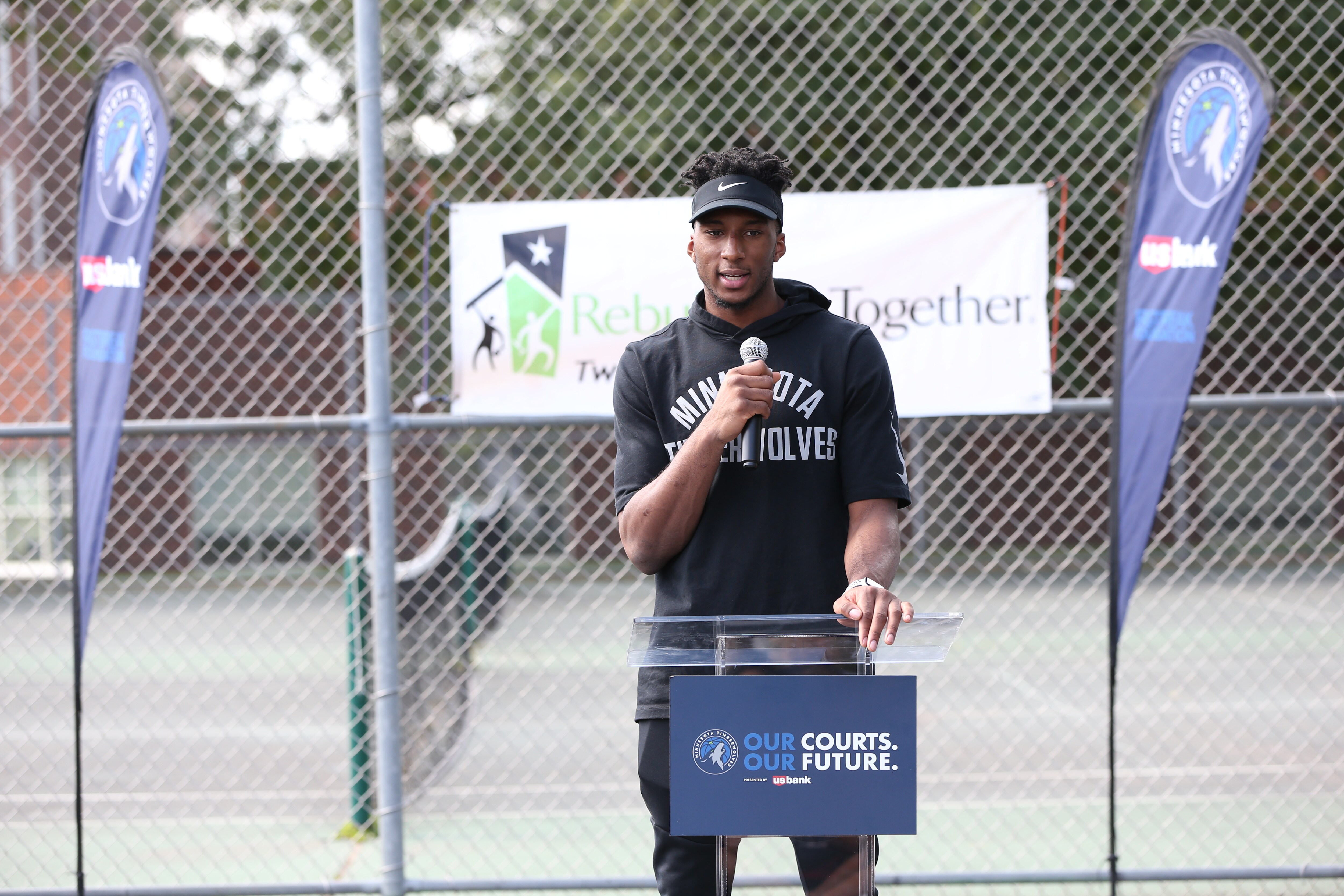 Gallery | Timberwolves and U.S. Bank Unveil Court in St. Paul Photo ...