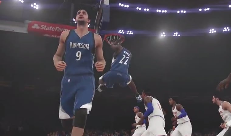 Rubio, LaVine and Wiggins in NBA 2K15 Trailer | NBA.com
