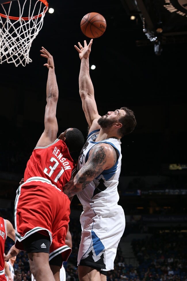 Photos: Nikola Pekovic | 2013-14 Photo Gallery | NBA.com
