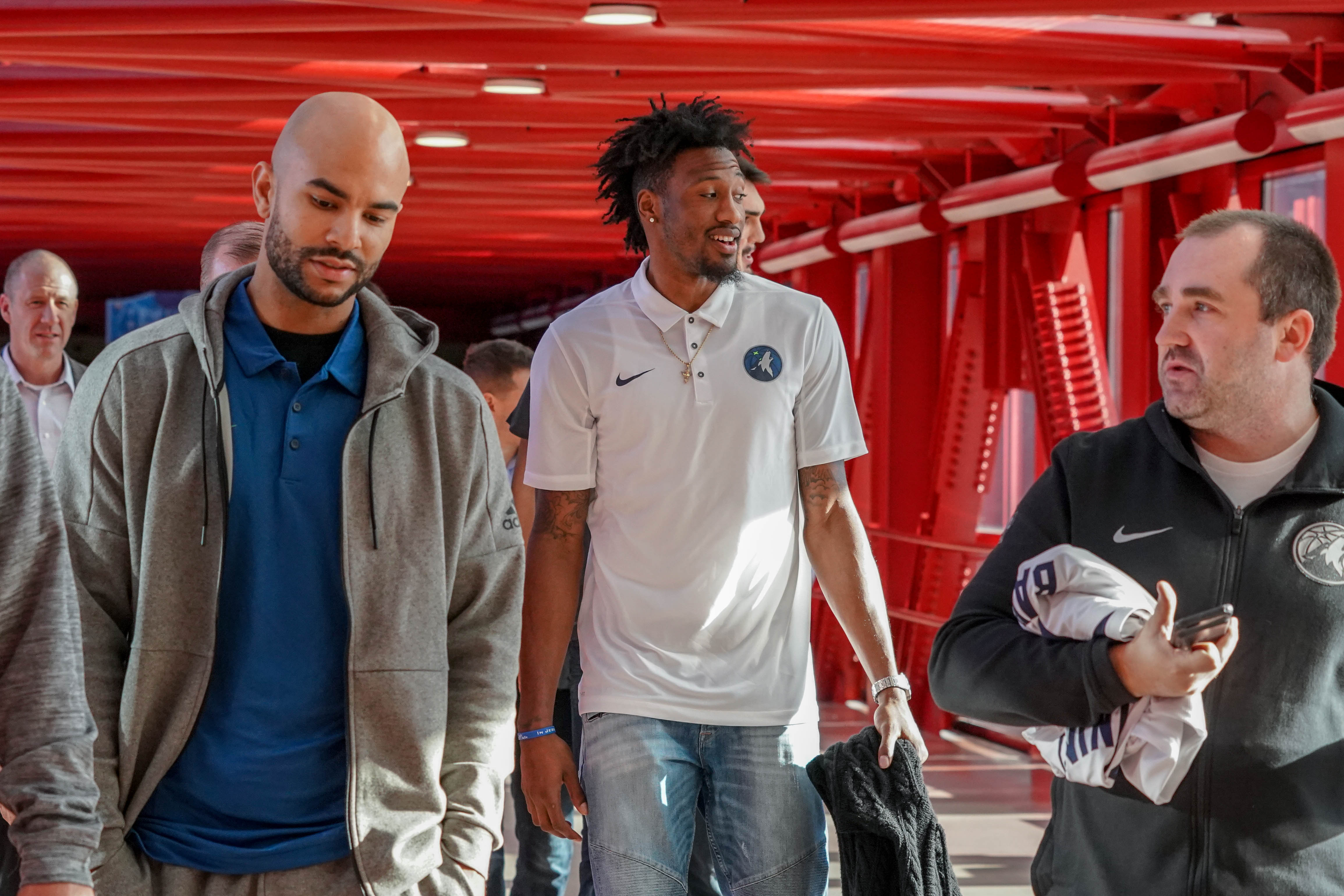Gallery | Robert Covington, Dario Saric & Jerryd Bayless Introductory ...