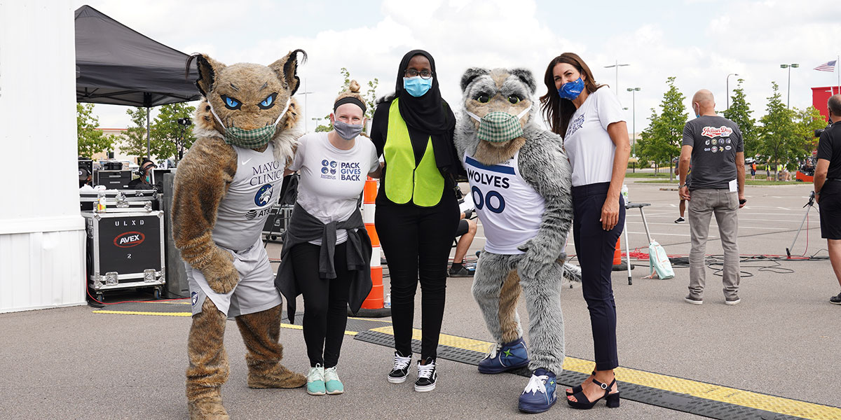 Timberwolves And Lynx Team Up For Action Day 2020 | Minnesota Timberwolves
