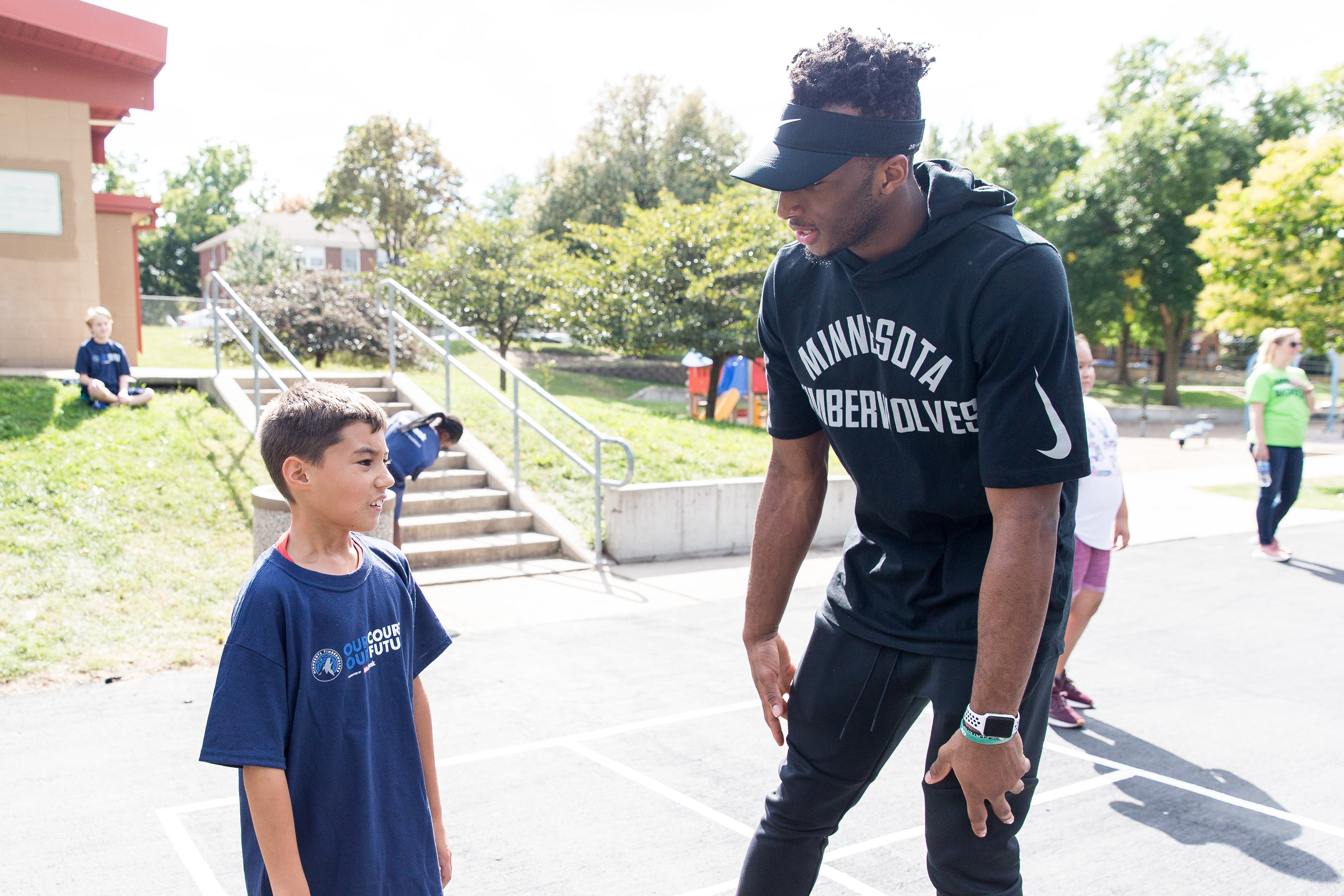 Gallery | Timberwolves and U.S. Bank Unveil Court in St. Paul Photo ...