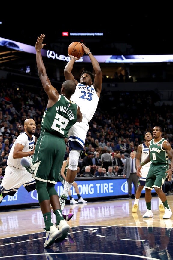 Gallery | Wolves Take On Bucks At Target Center Photo Gallery | NBA.com