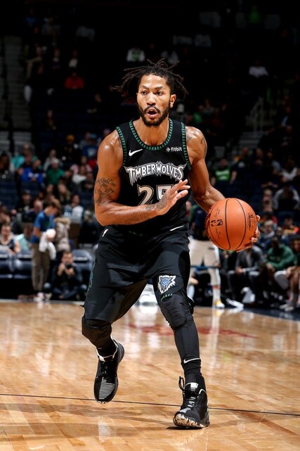 Derrick Rose's Career Night In Photos | Minnesota Timberwolves