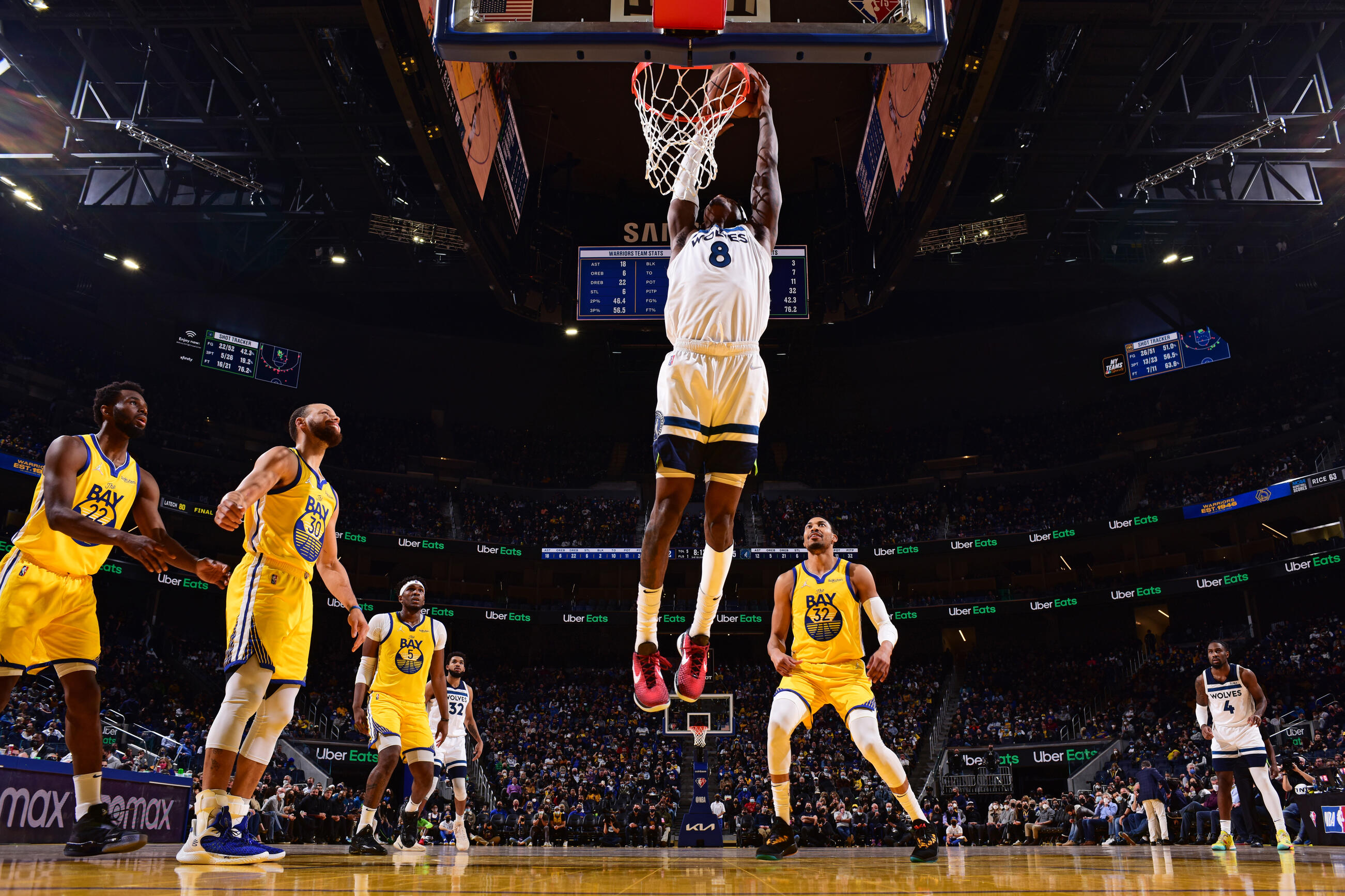 Wolves Fall To Hot Shooting Warriors | Minnesota Timberwolves