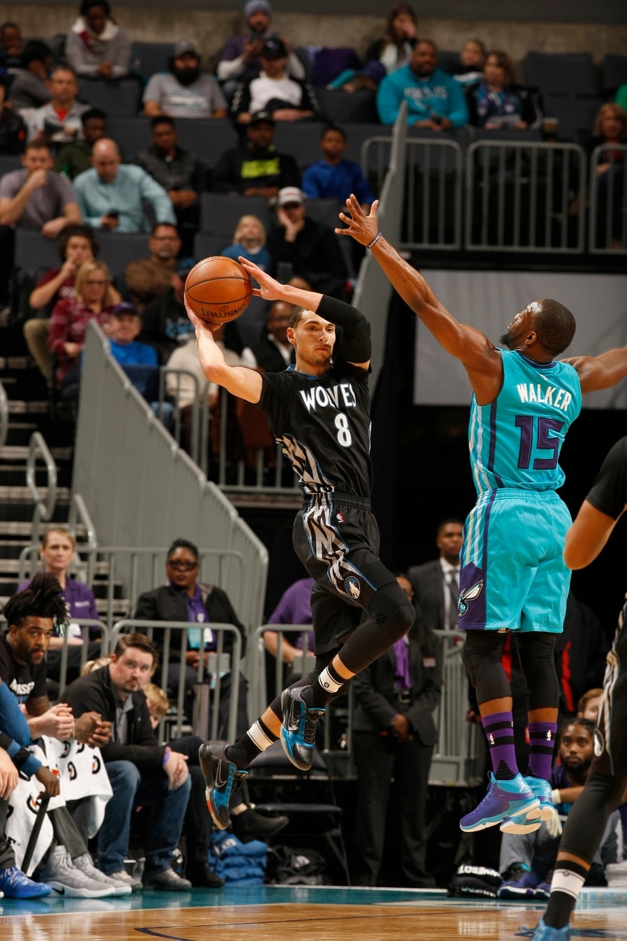 Gallery | Wolves at Hornets Photo Gallery | NBA.com