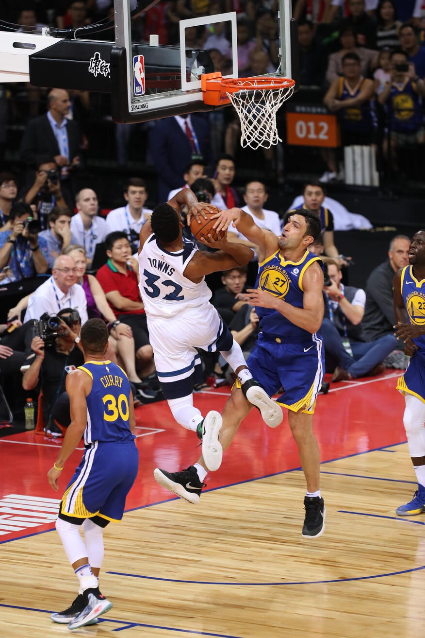 Gallery | Wolves Battle Warriors In Shenzhen | Minnesota Timberwolves
