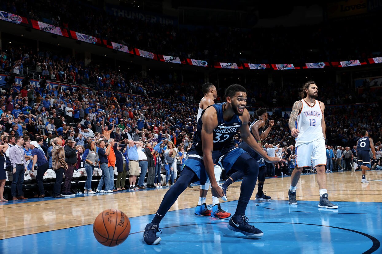 Gallery | Wolves at Thunder | Minnesota Timberwolves