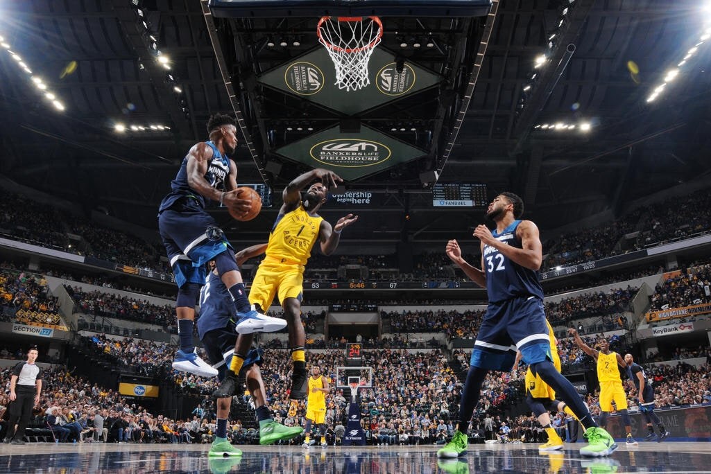 Gallery | Wolves Crush Pacers In Indiana | Minnesota Timberwolves
