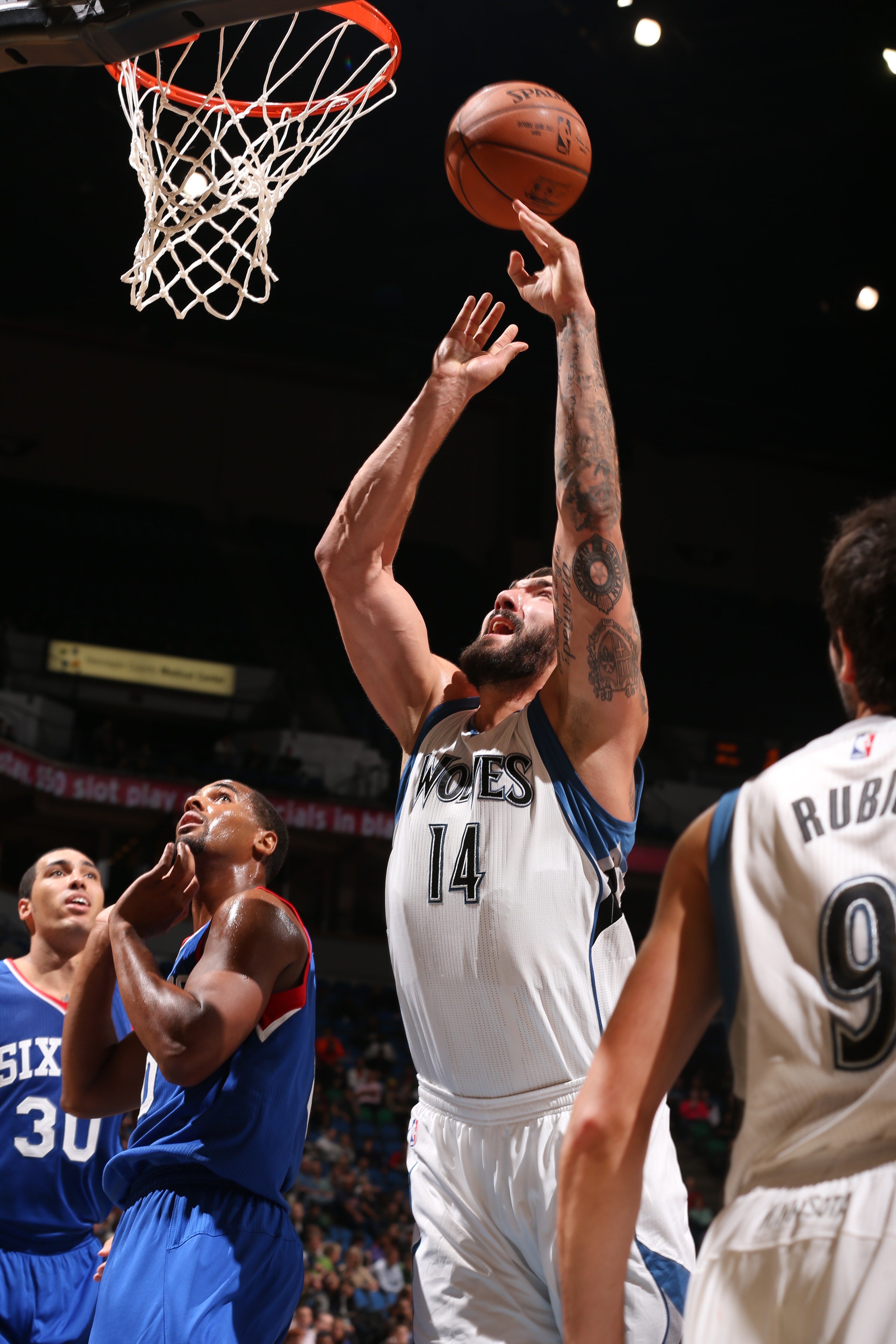 A Season In Photos | Nikola Pekovic | Minnesota Timberwolves