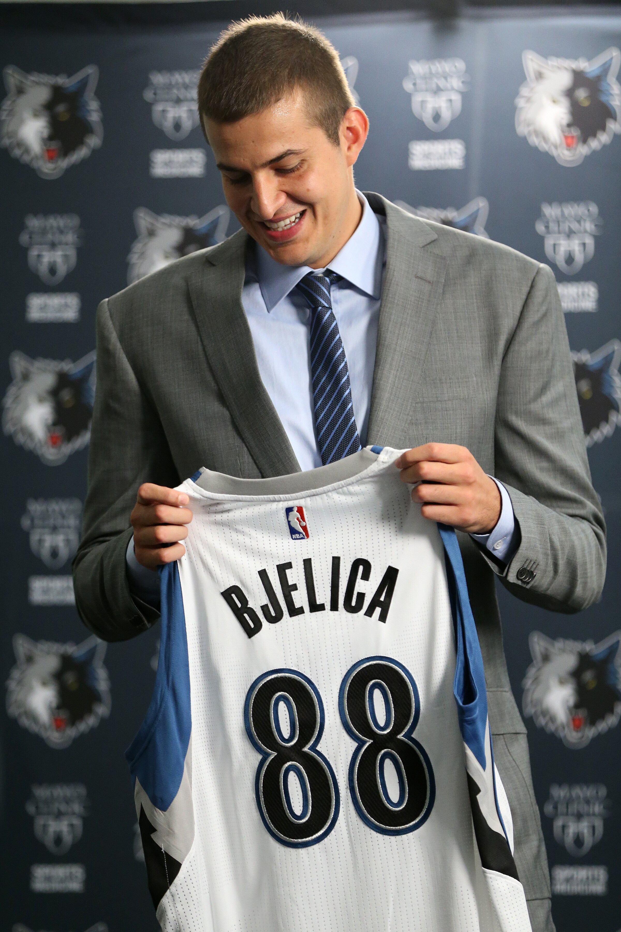 Photo Gallery | Wolves Introduce Nemanja Bjelica Photo Gallery | NBA.com