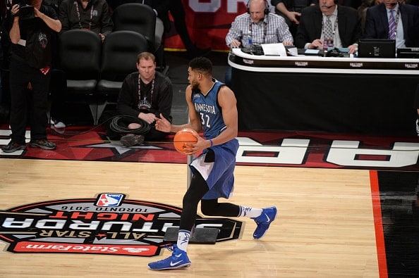 Photo Gallery | KAT Wins Skills Challenge Photo Gallery | NBA.com