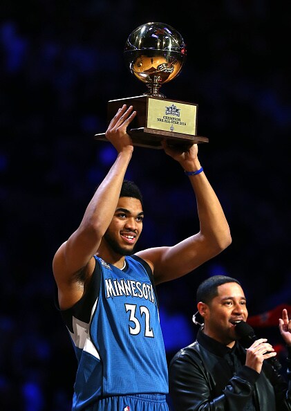 Photo Gallery | KAT Wins Skills Challenge Photo Gallery | NBA.com