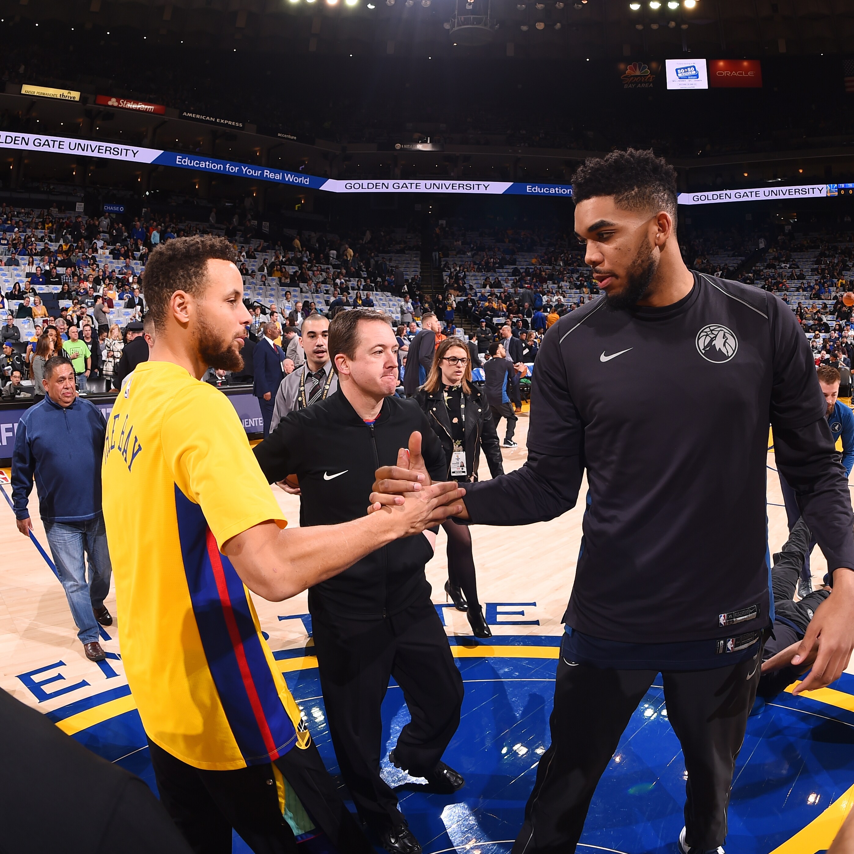 Gallery | Wolves at Warriors | Minnesota Timberwolves