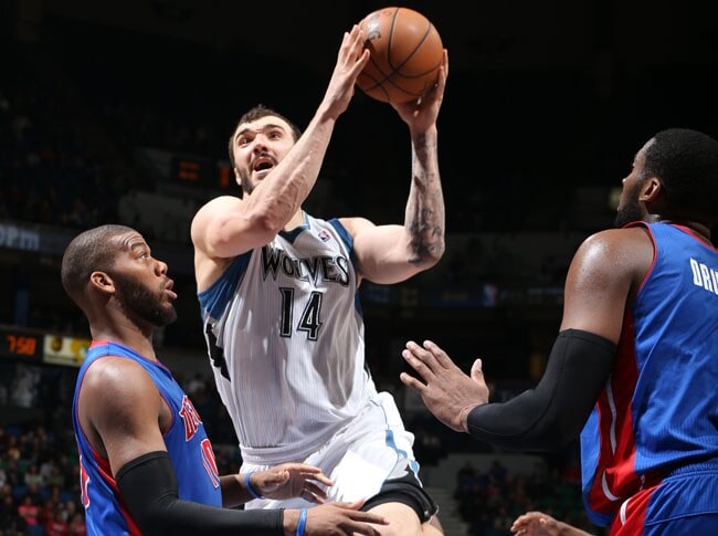 Pekovic Wins Western Conference Player of the Week | Minnesota Timberwolves