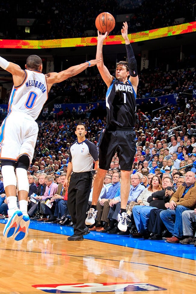 Wolves at Thunder Gallery | Jan. 9, 2013 Photo Gallery | NBA.com