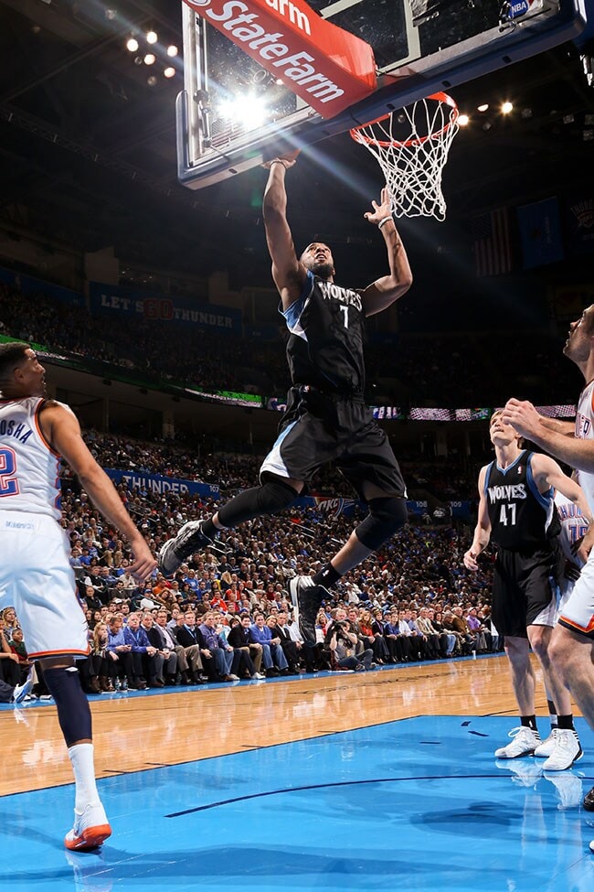 Wolves at Thunder Gallery | Jan. 9, 2013 Photo Gallery | NBA.com